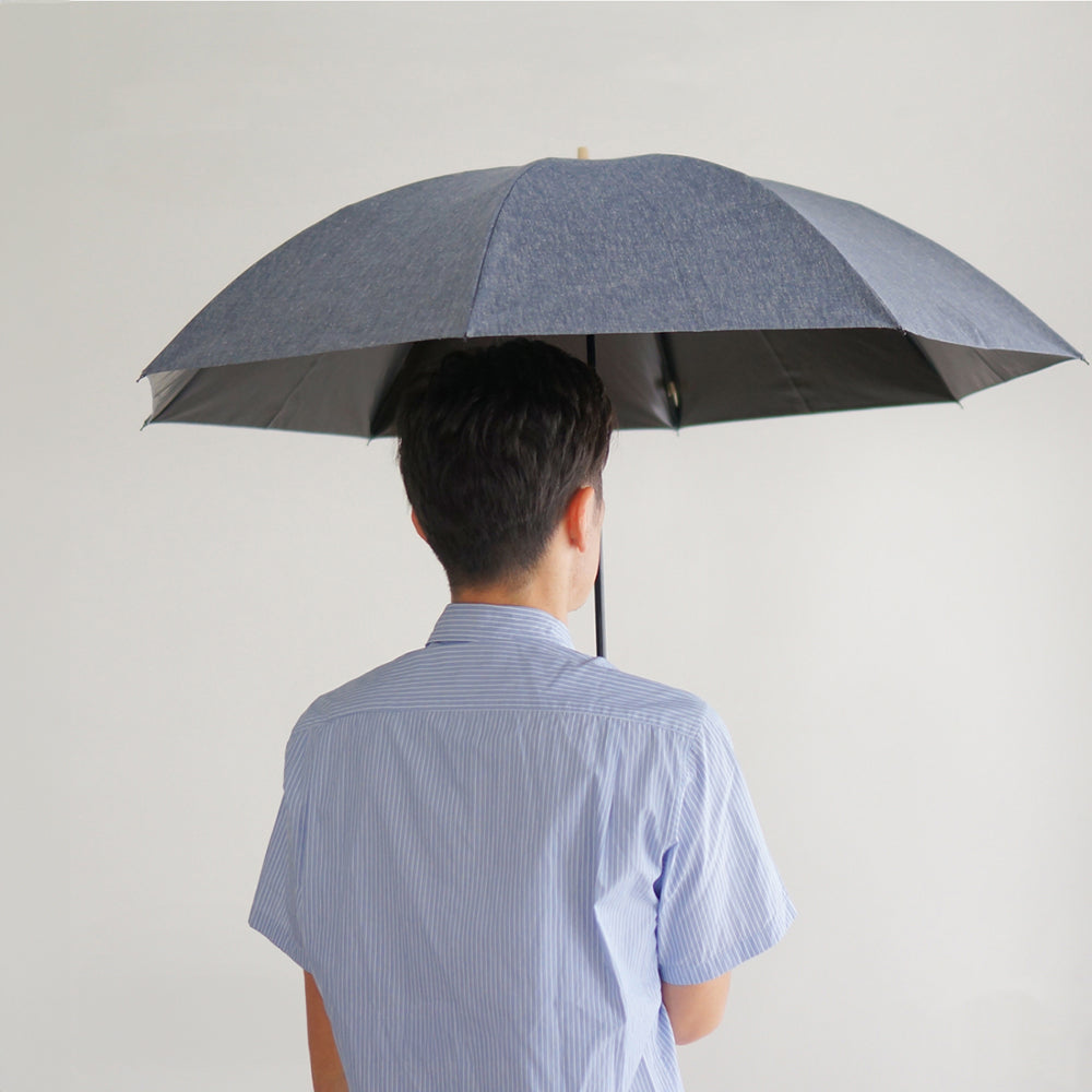First-class light-blocking men's parasol/umbrella for both sunny and r ...